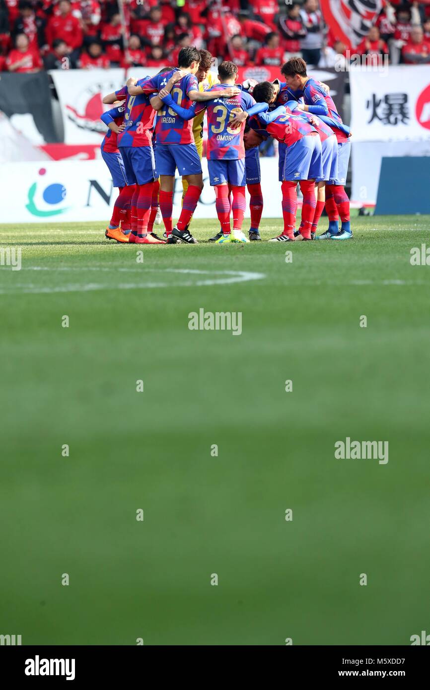 Tokyo, Japan. 24th Feb, 2018. FC Tokyo team group Football/Soccer : FC ...