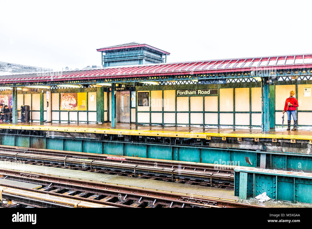 Fordham road station new york hi-res stock photography and images - Alamy