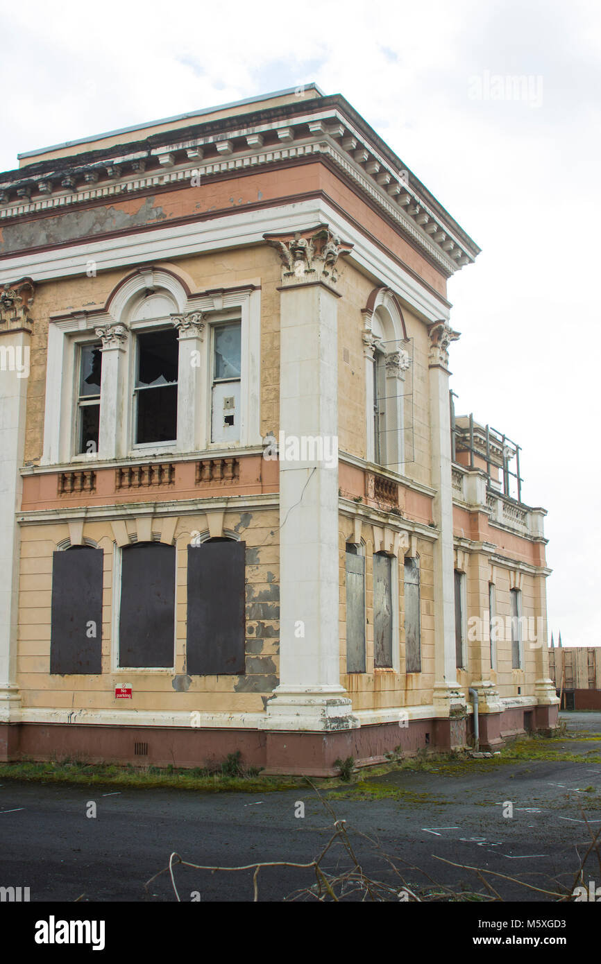 The ruins of the historic Crumlin Road courthouse in Belfast Northern ...