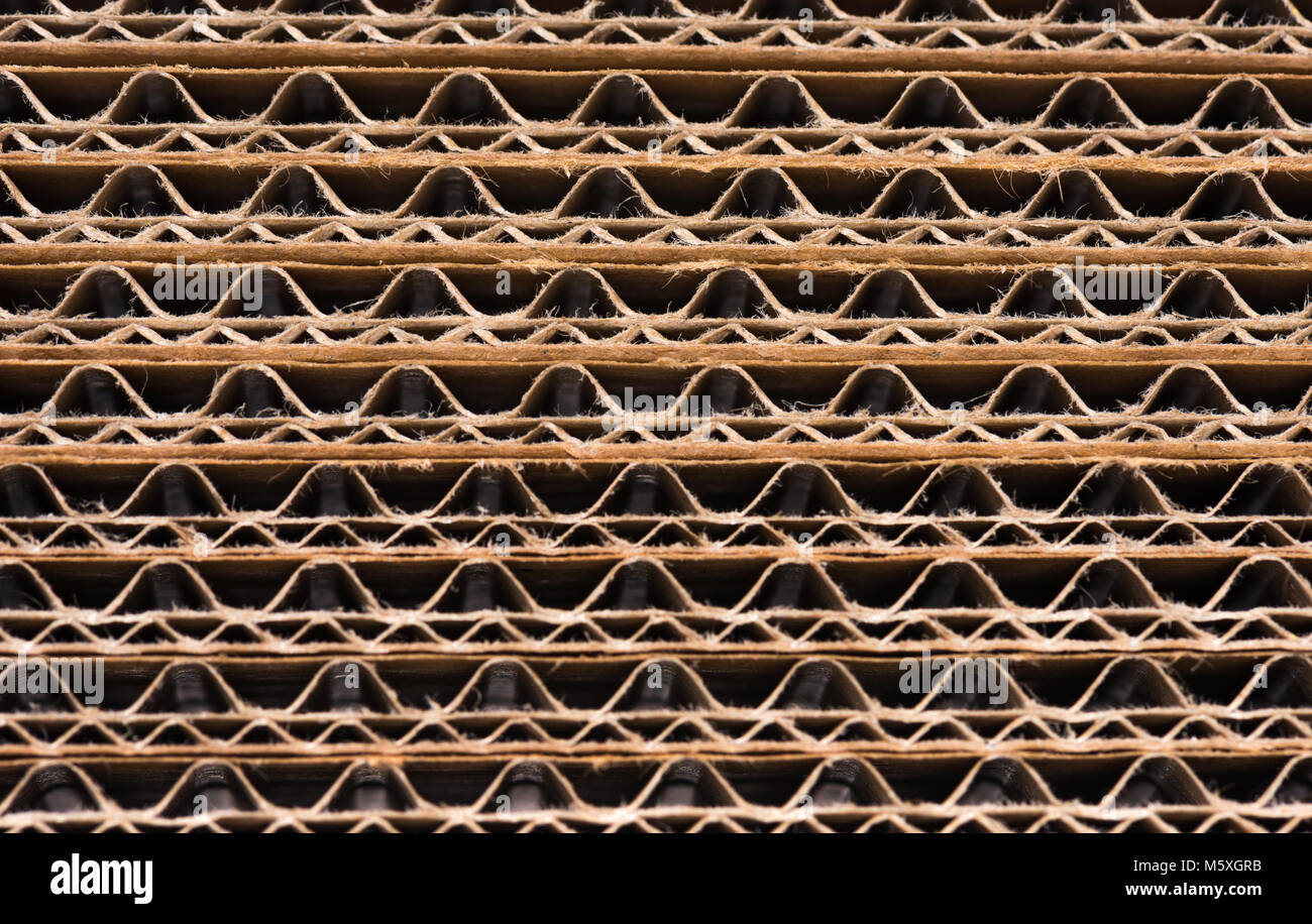Corrugated cardboard background Stock Photo - Alamy