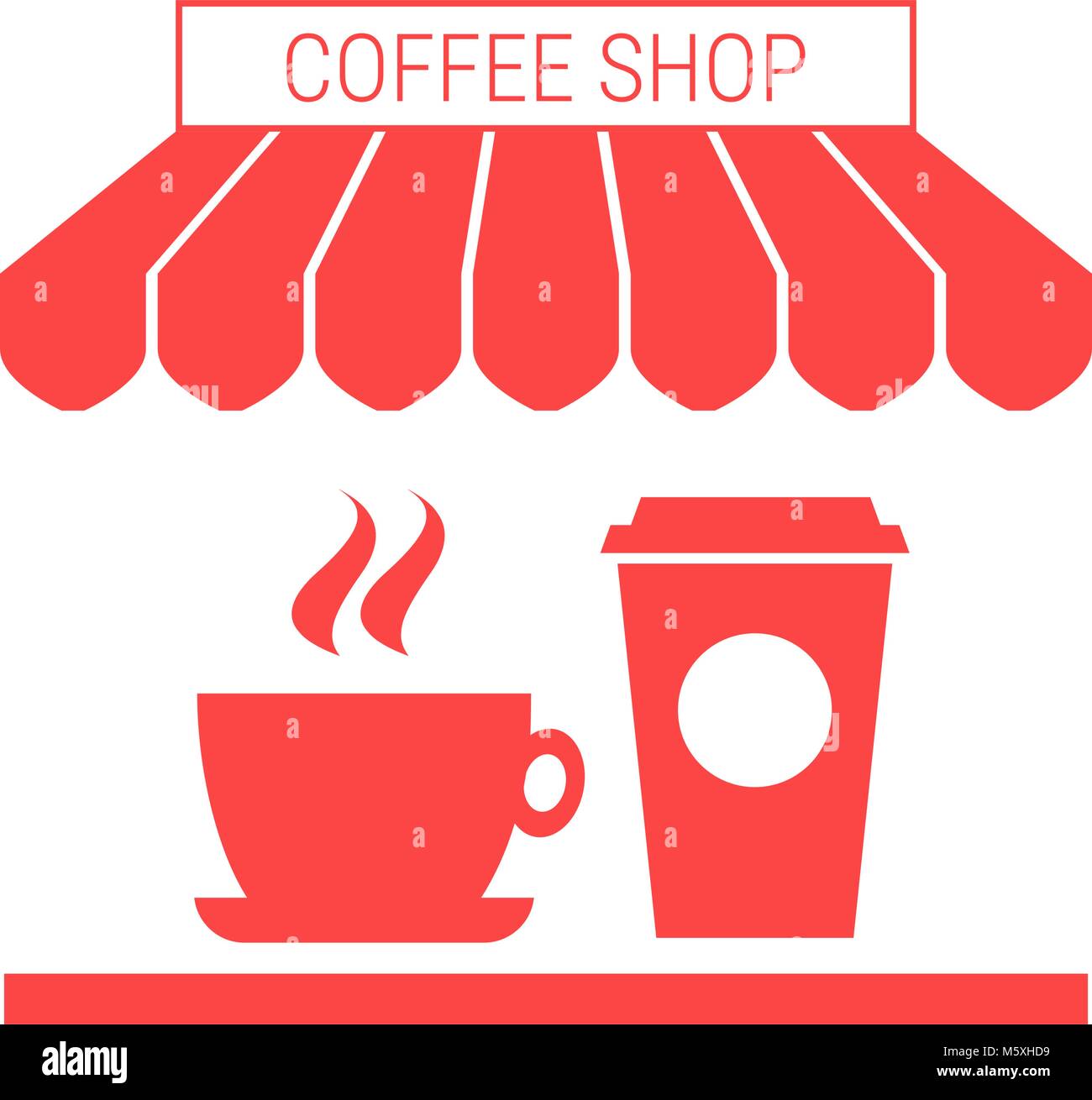 Cafe kiosk awning hi-res stock photography and images - Alamy