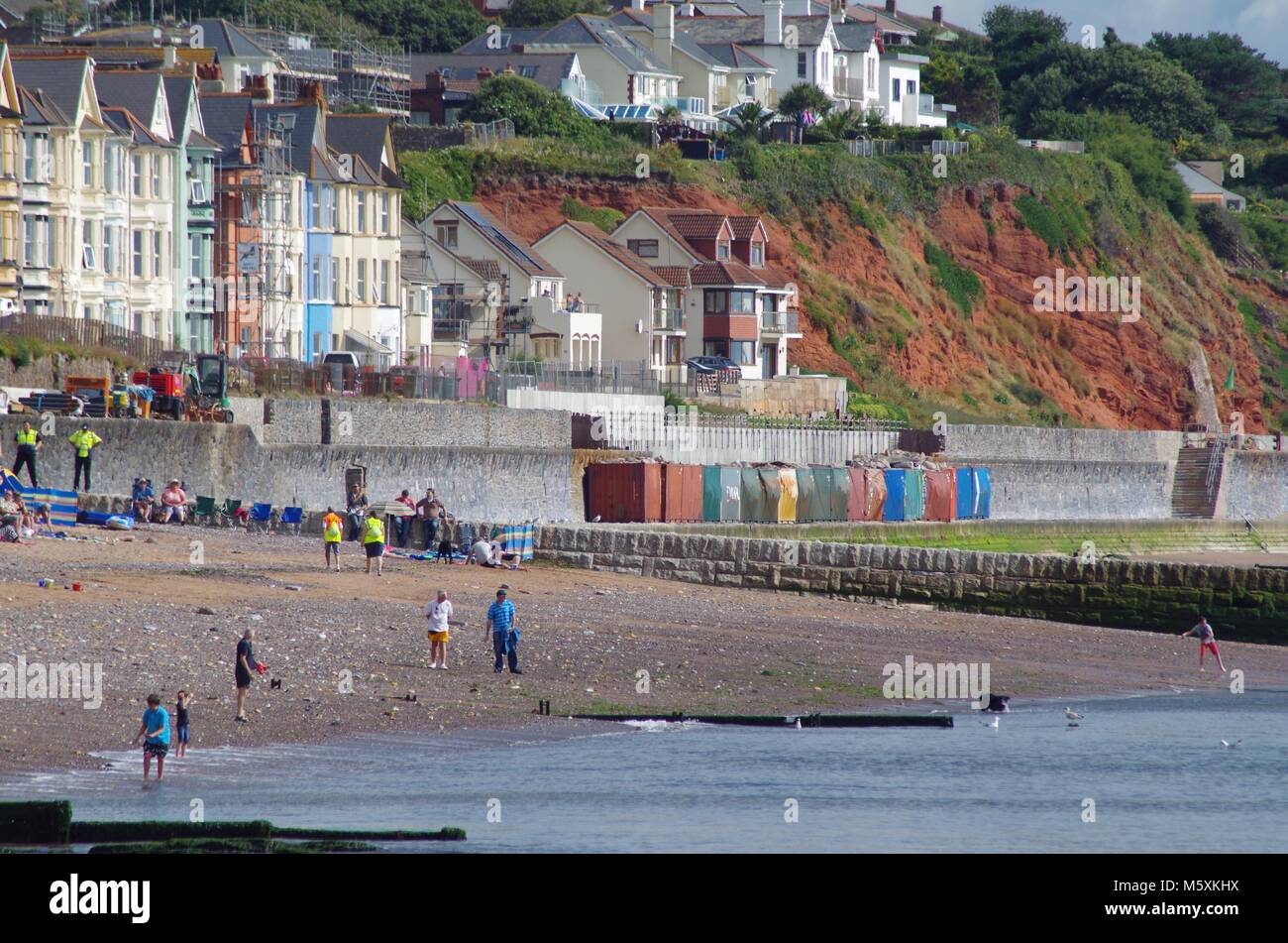 Repair Work on the Dawlish Riviera Line, Railway, after The Great Storm ...