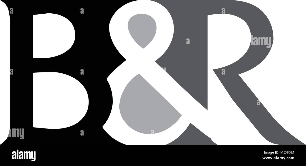 Letter B & R Stock Vector Image & Art - Alamy