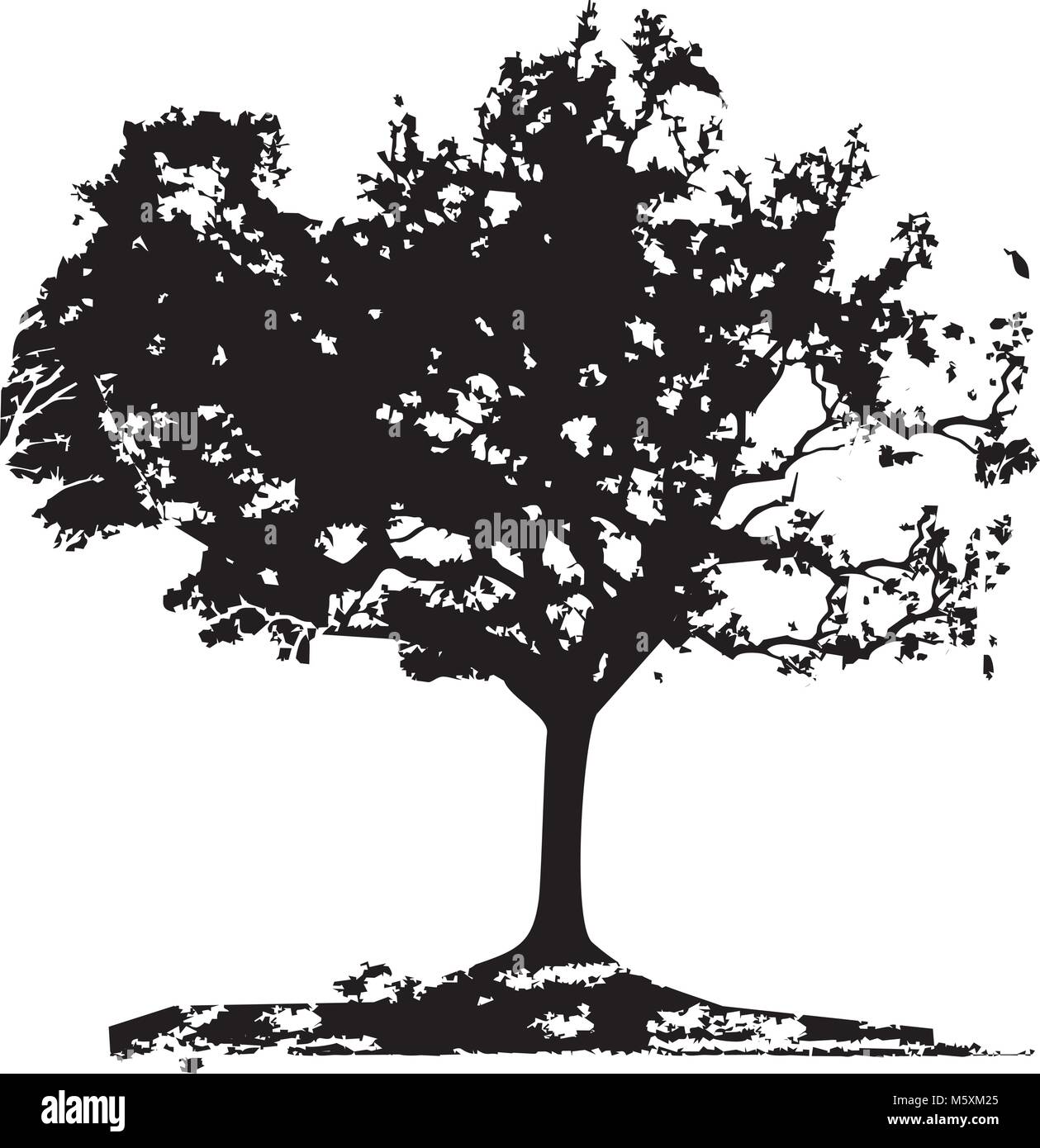 Strange tree trunk Stock Vector Images - Alamy