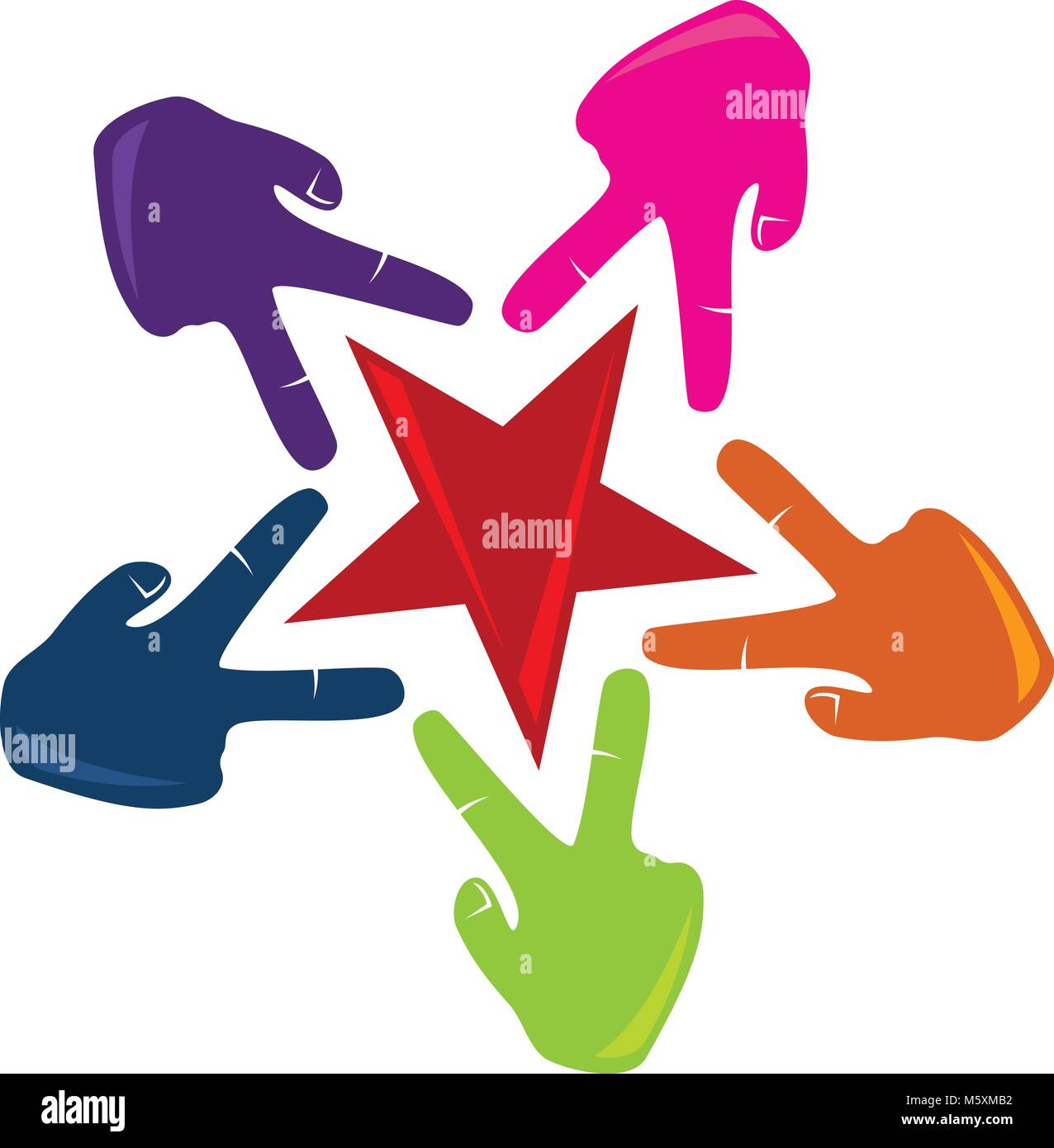 Success Teamwork Logo Design Template Vector Stock Vector Image & Art ...