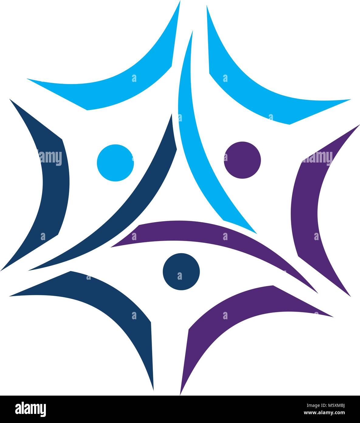 Success Teamwork Logo Design Template Vector Stock Vector Image & Art ...