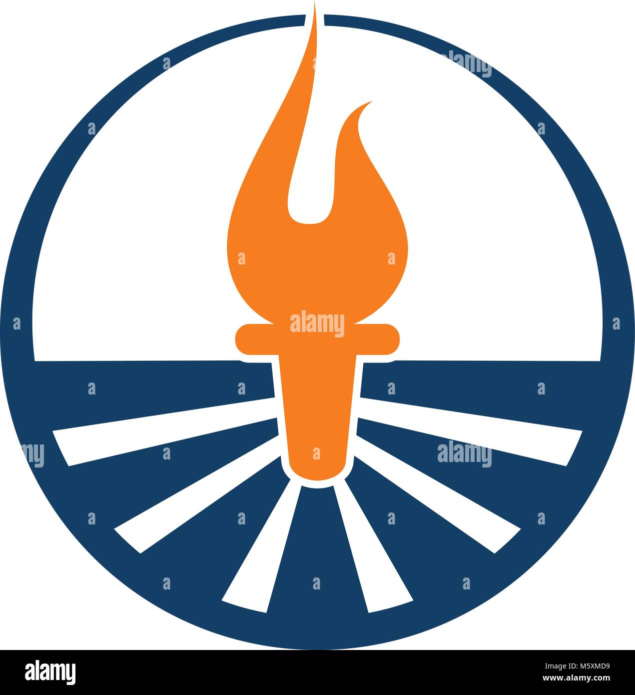 Torch Logo Design Template Vector Stock Vector Image & Art - Alamy