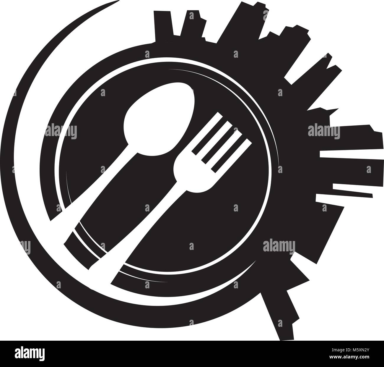 Food Adventure City Stock Vector Image & Art - Alamy