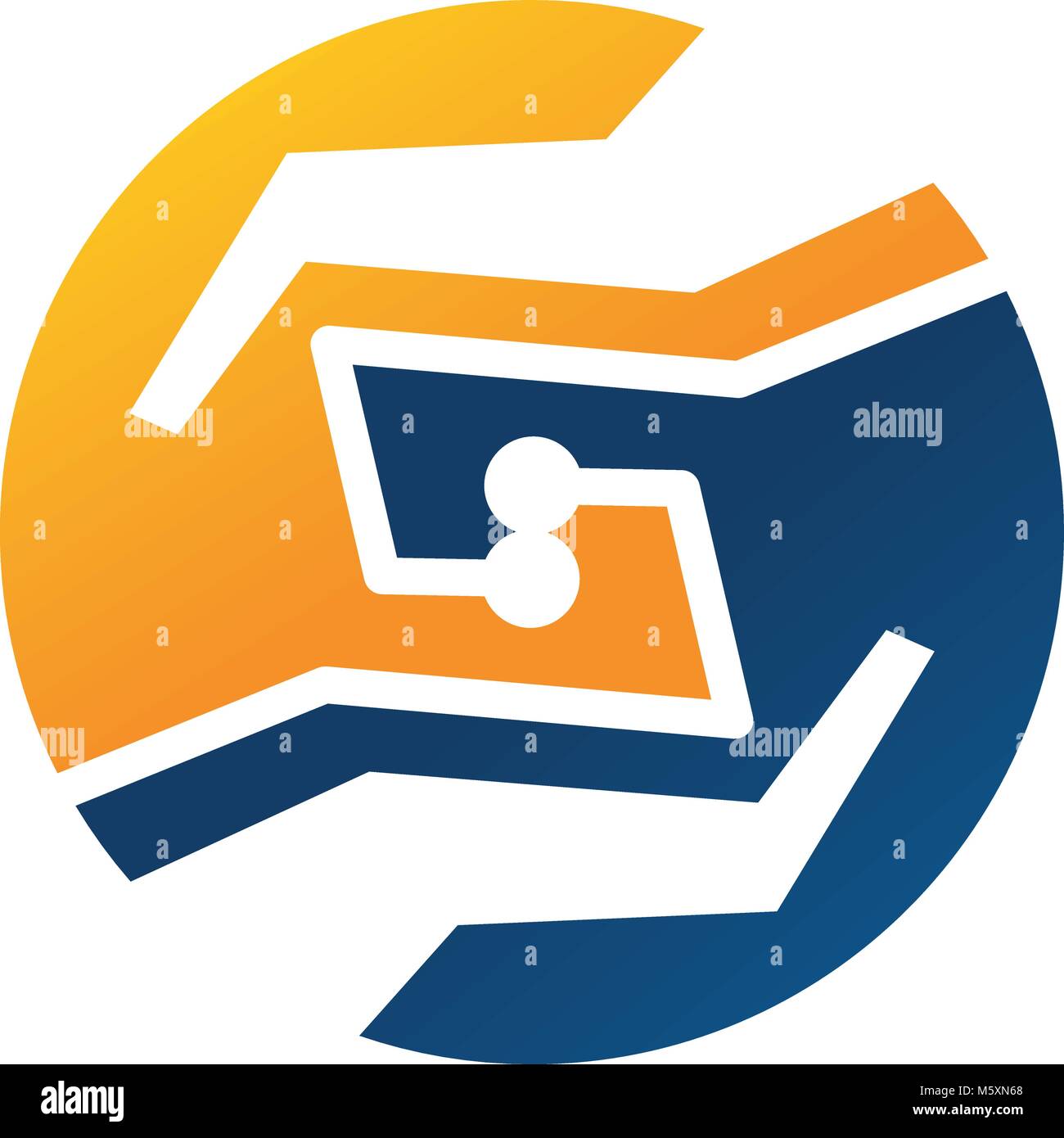 Share Technology Logo Design Template Vector Stock Vector Image & Art ...