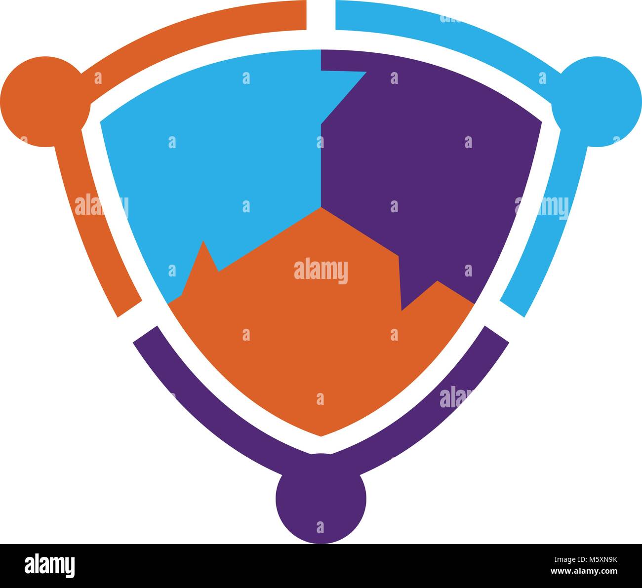 Social Media Shield Stock Vector Image & Art - Alamy