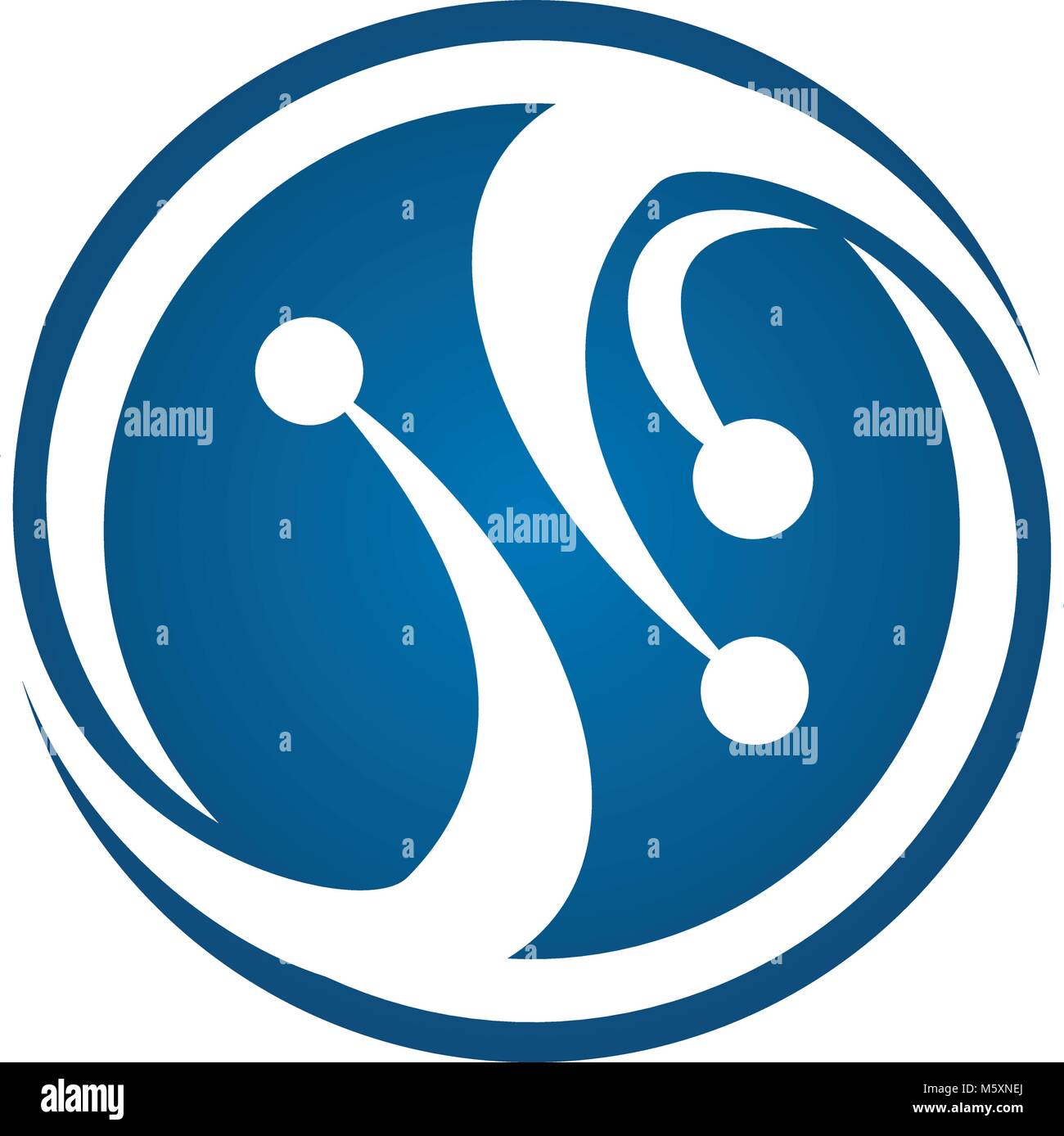 Technology Connection Logo Design Template Vector Stock Vector Image ...