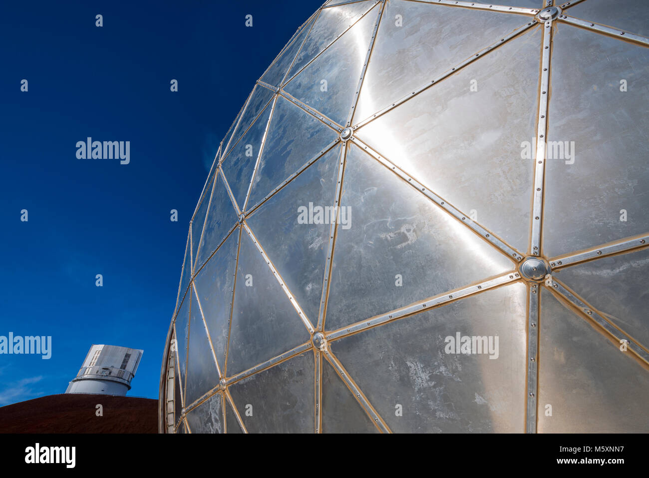 Detail of the Caltech Submillimeter Observatory on the summit on Mauna ...