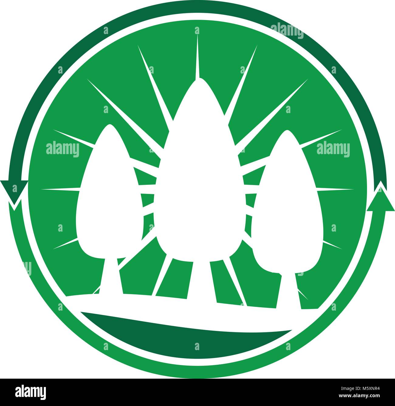 Landscaping Care taking Logo Design Template Vector Stock Vector Image ...