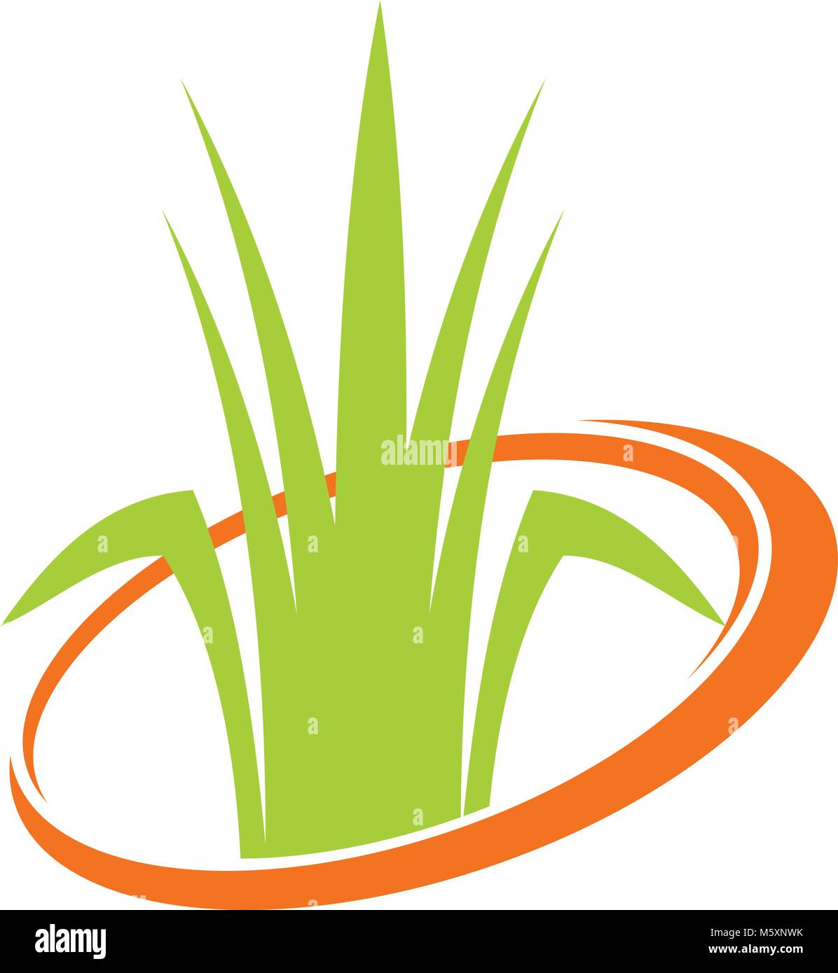 Push reel mower Stock Vector Images - Alamy