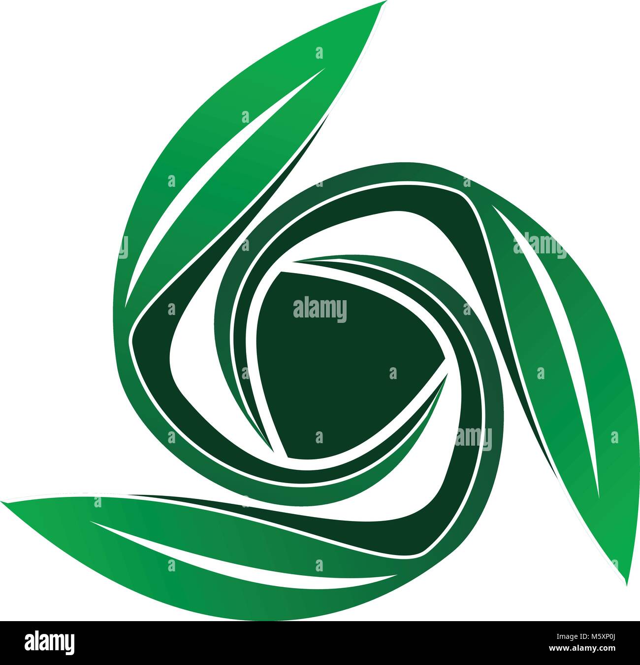 Leaf Motion Rotation Stock Vector Image & Art - Alamy