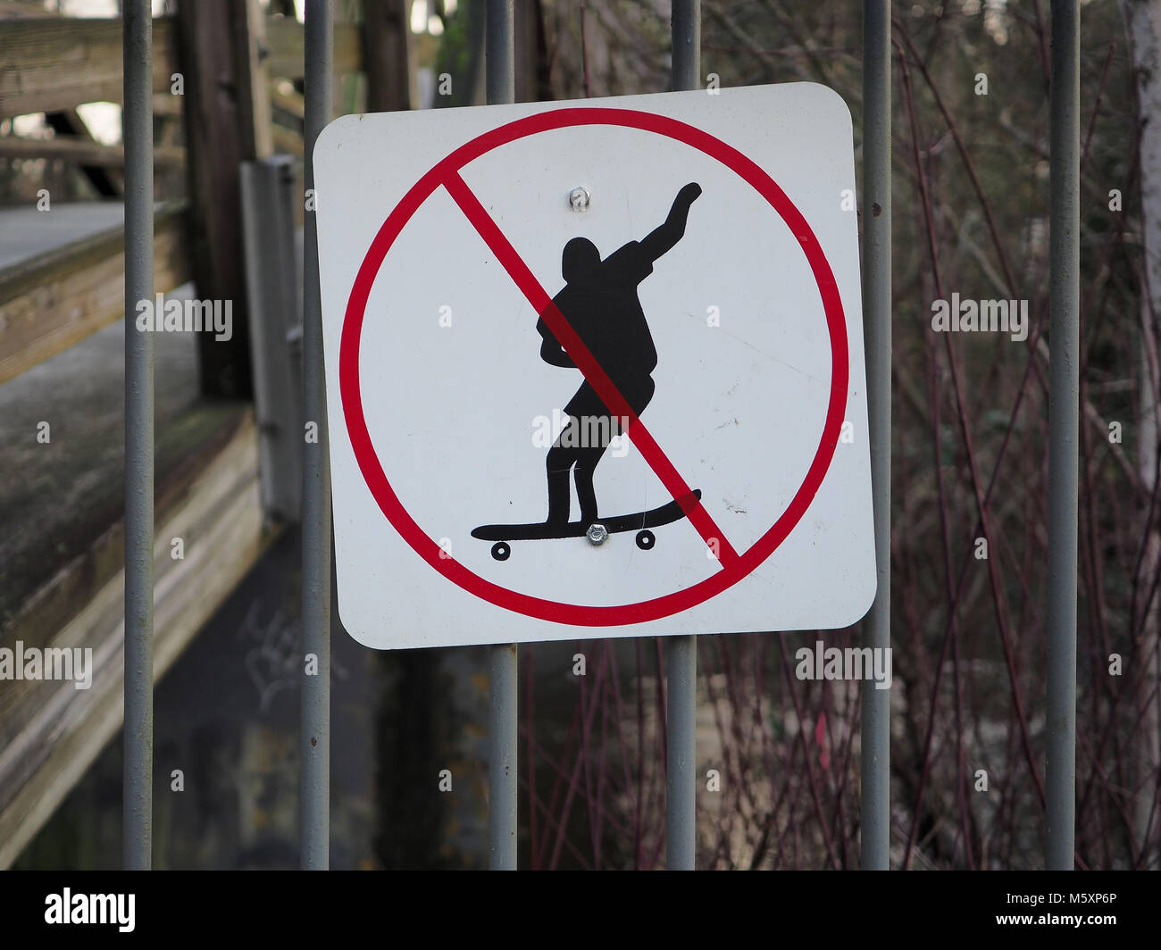 No Skateboarding Allowed