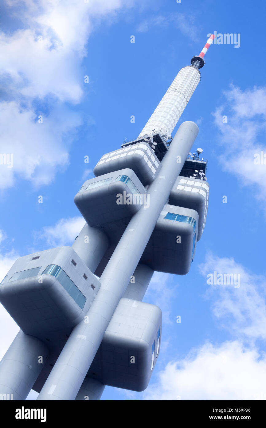 Czech Republic. Prague - Zikov TV Tower Stock Photo - Alamy
