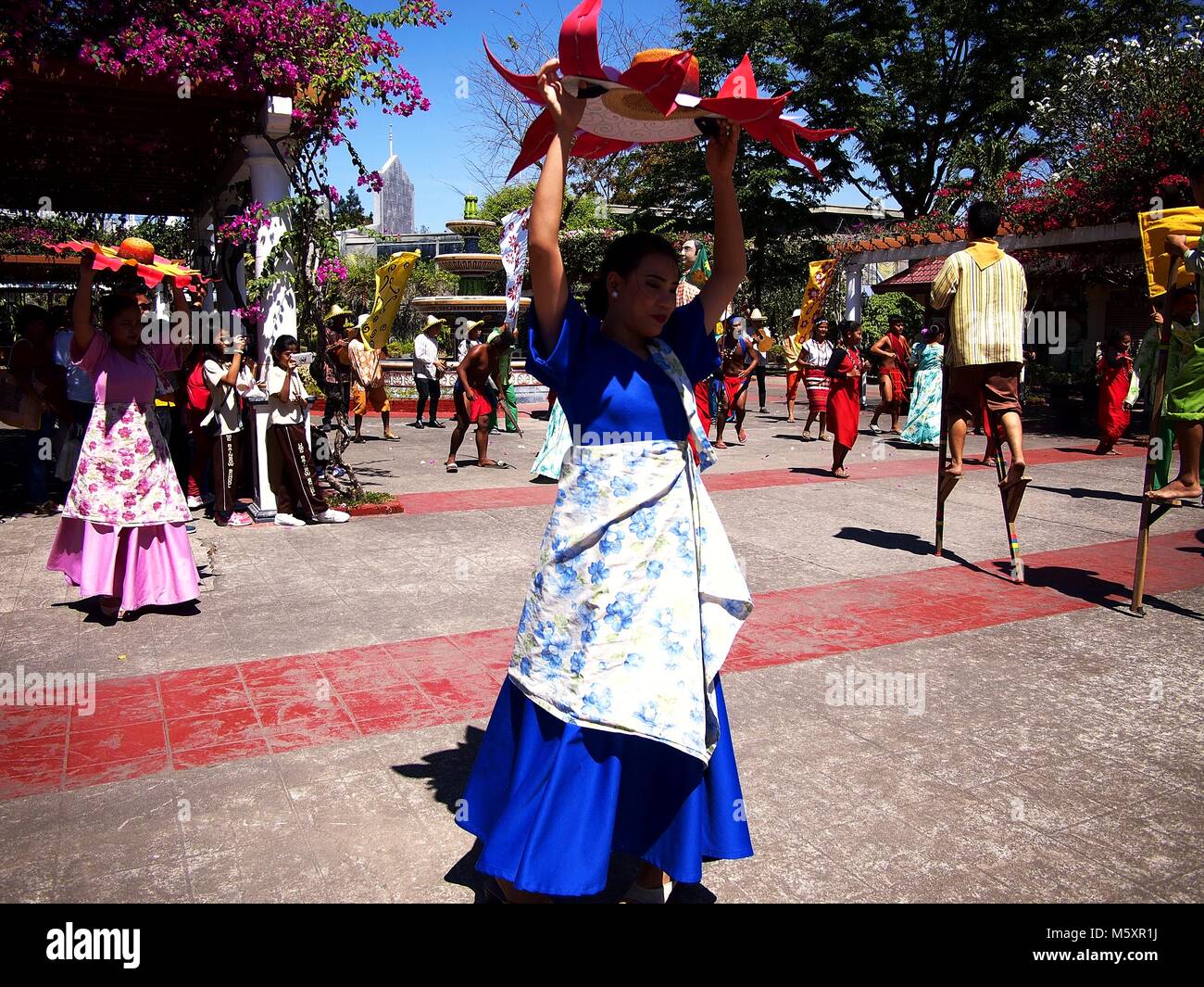 MABALACAT, PAMPANGA, PHILIPPINES - FEBRUARY 24, 2018: Cultural show ...