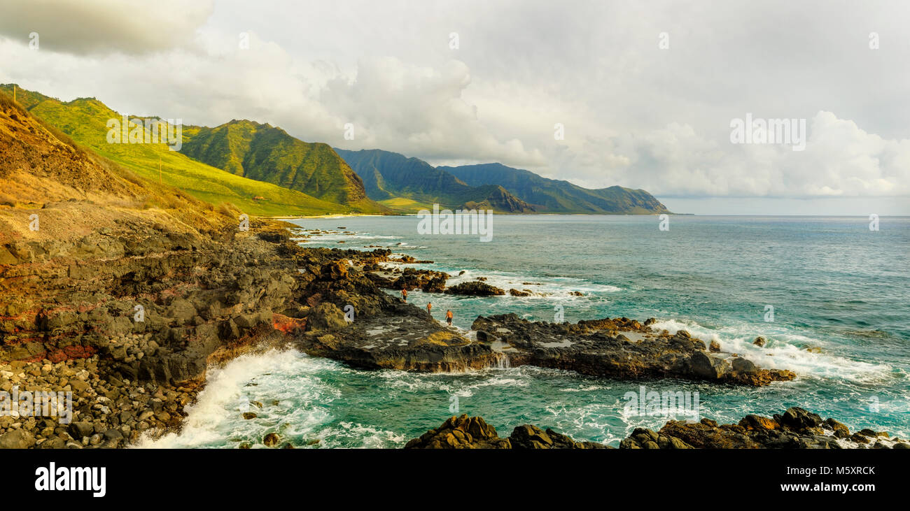 Kaena point State Park in Oahu, Hawaii Stock Photo - Alamy