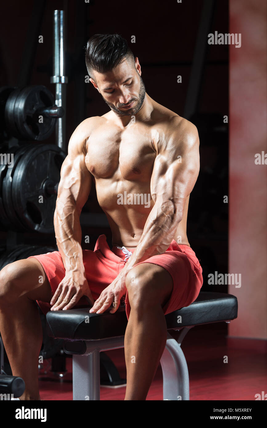 Handsome Good Looking And Attractive Young Man With Muscular Body ...