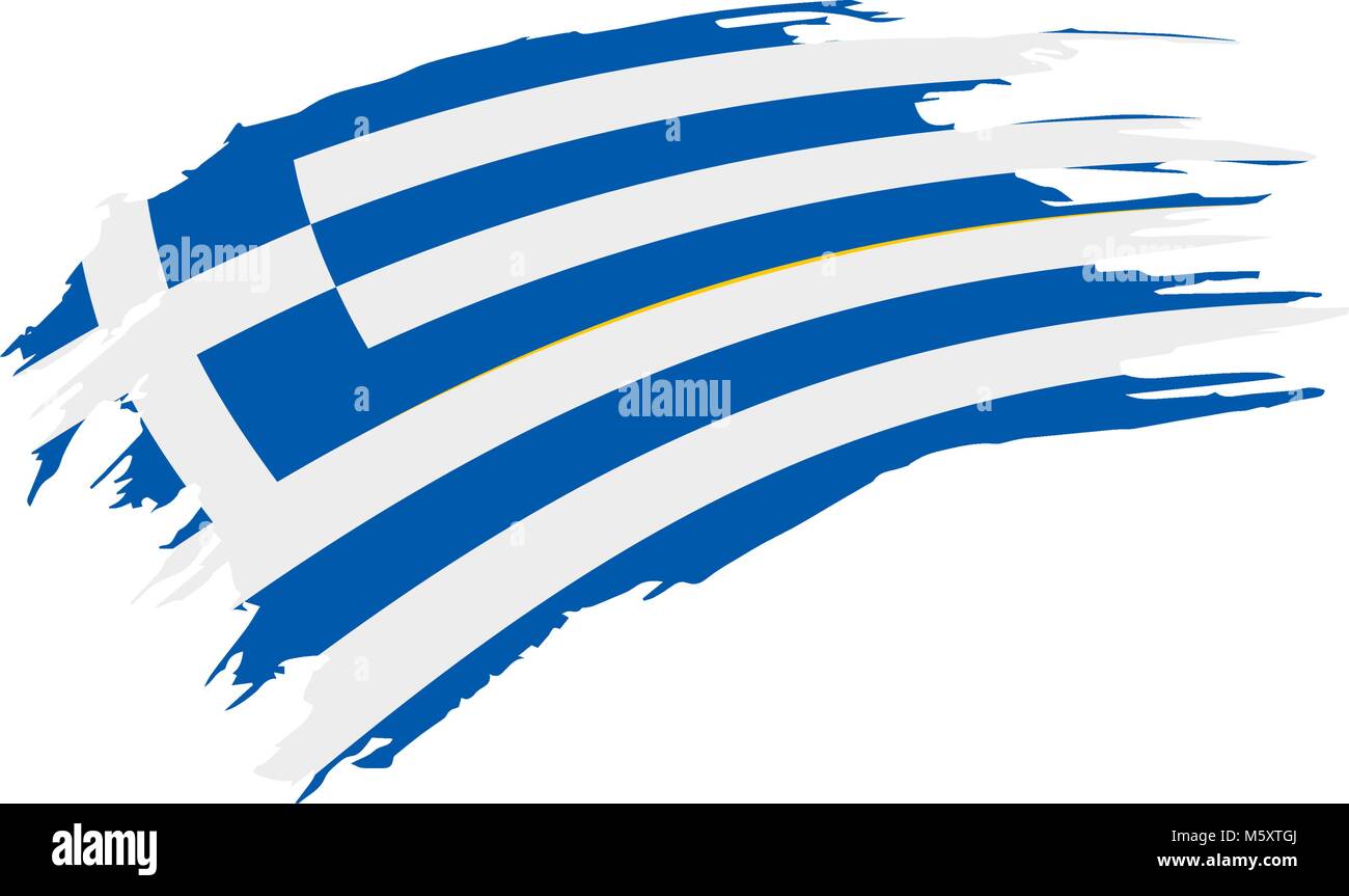 Greece flag, vector illustration Stock Vector Image & Art - Alamy