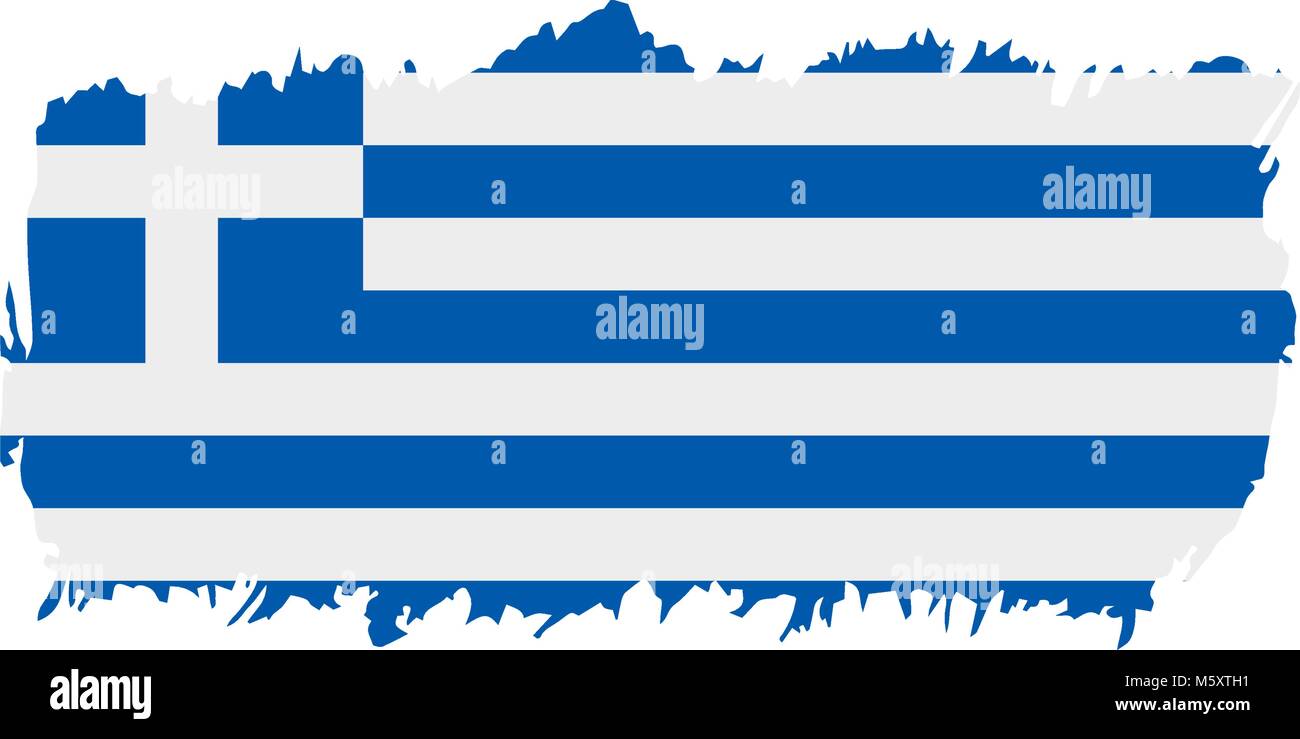 Greece flag, vector illustration Stock Vector Image & Art - Alamy