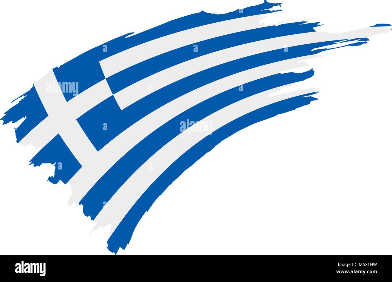 Greece flag, vector illustration Stock Vector Image & Art - Alamy