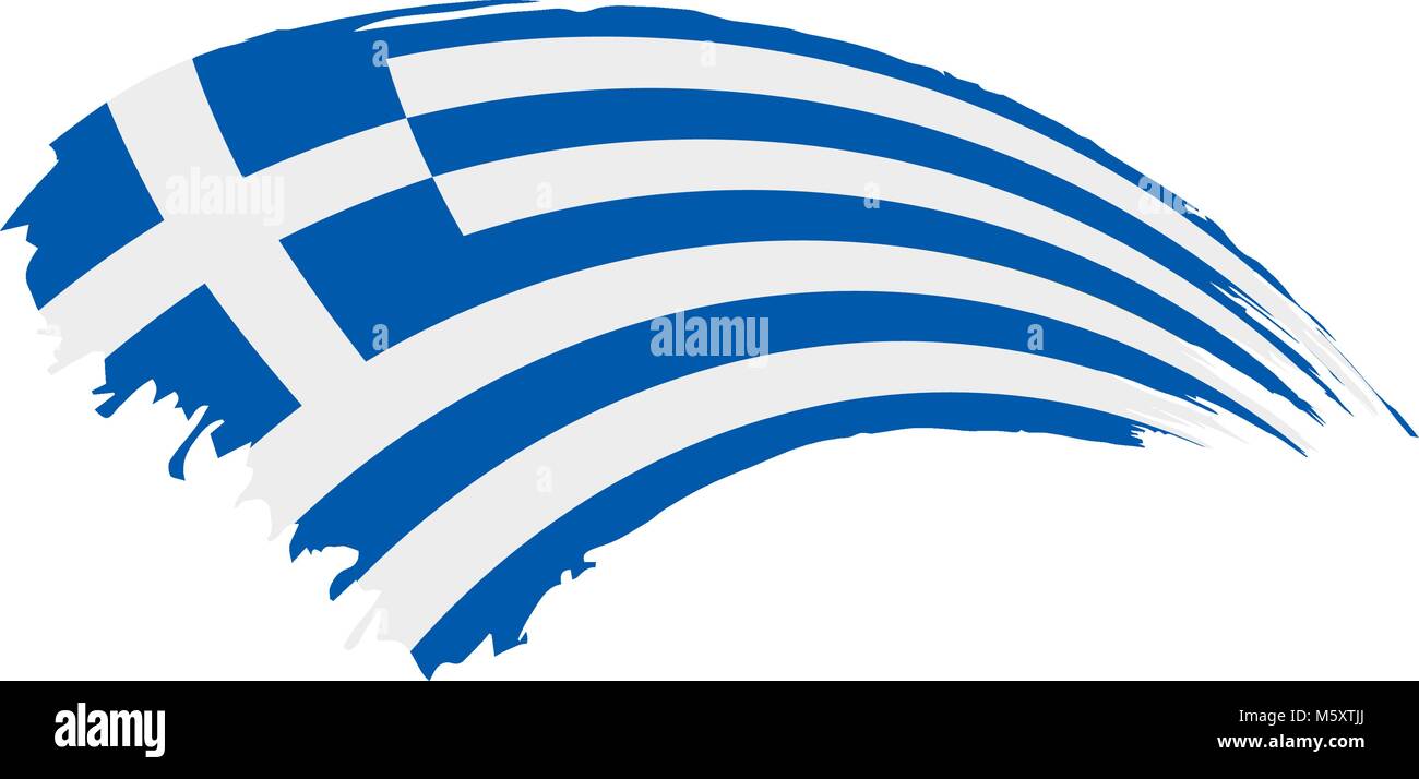 Greece flag, vector illustration Stock Vector Image & Art - Alamy