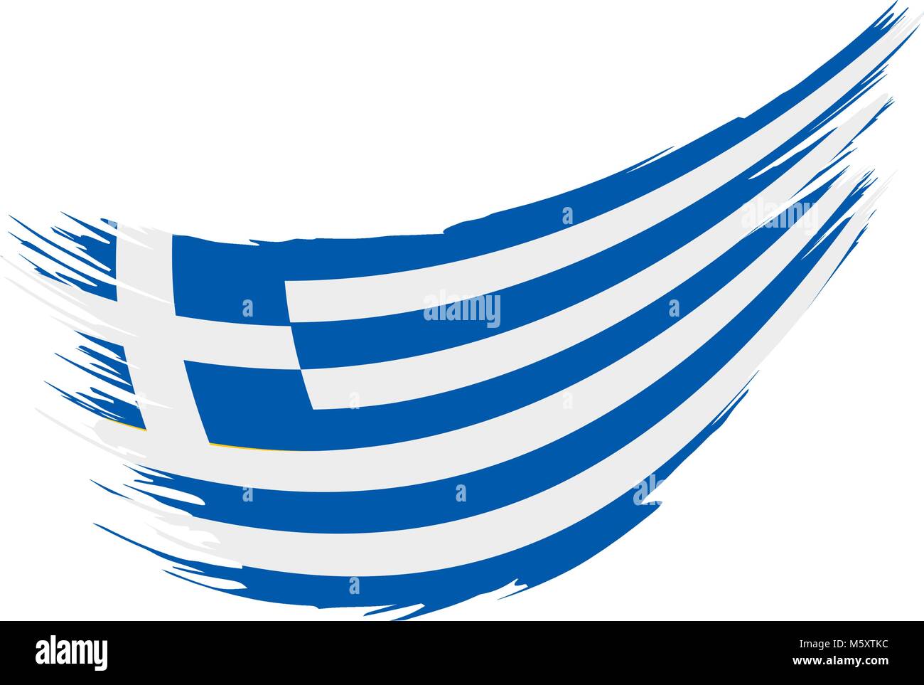 Greece flag, vector illustration Stock Vector Image & Art - Alamy