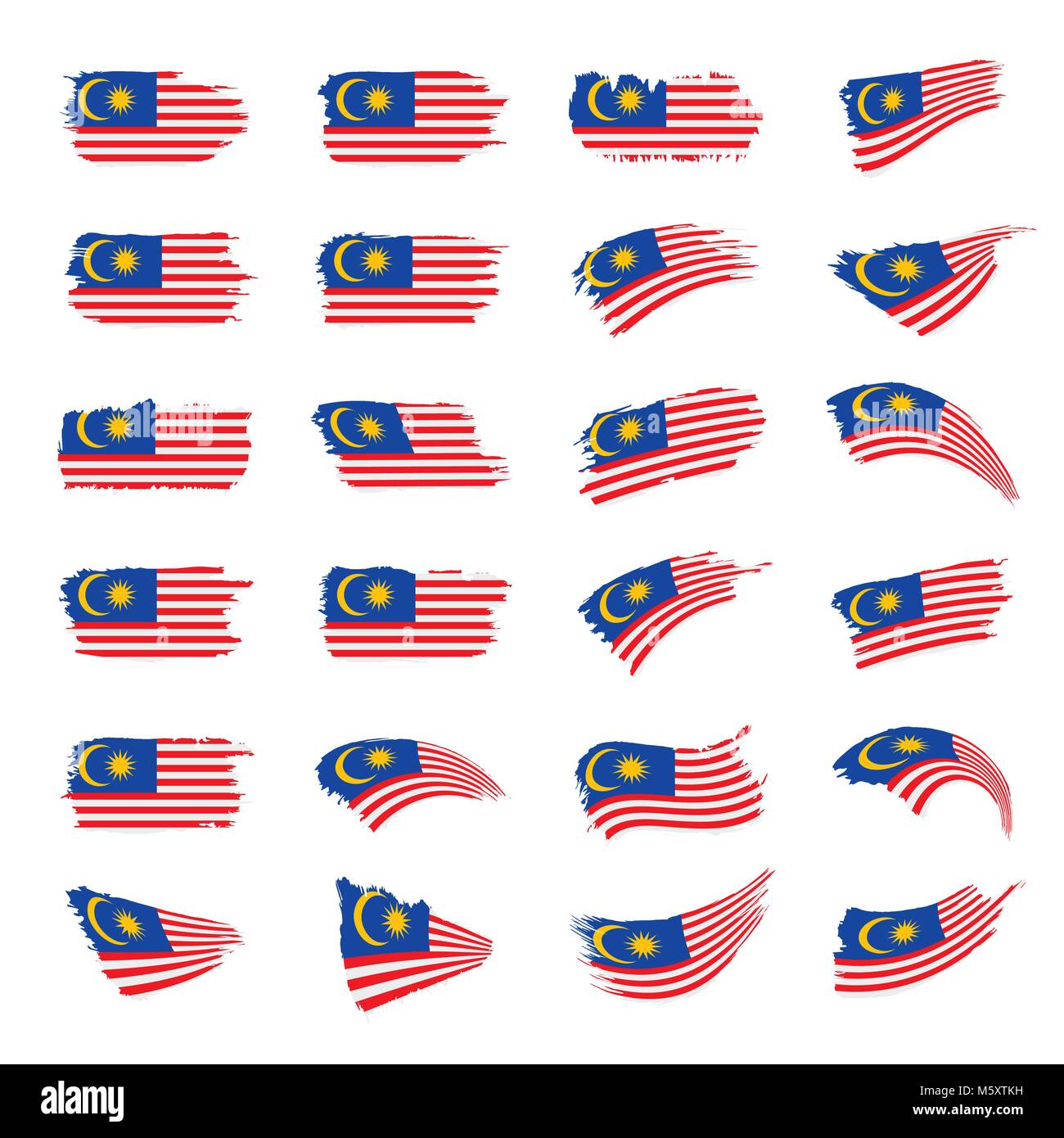 Malaysia flag, vector illustration Stock Vector Image & Art - Alamy