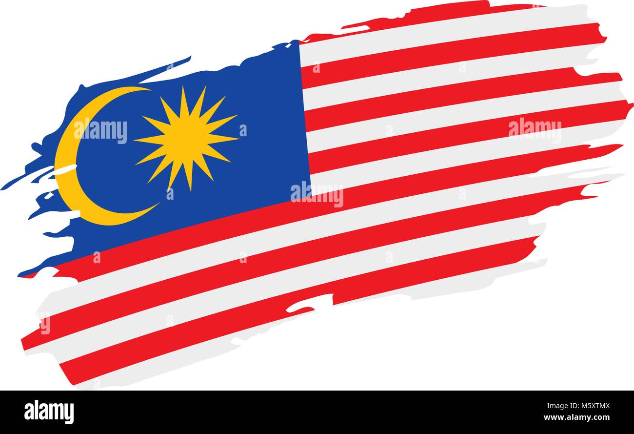 Malaysia flag, vector illustration Stock Vector Image & Art - Alamy