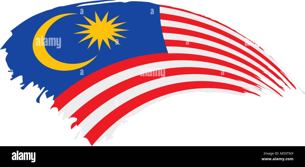 Malaysia flag, vector illustration Stock Vector Image & Art - Alamy