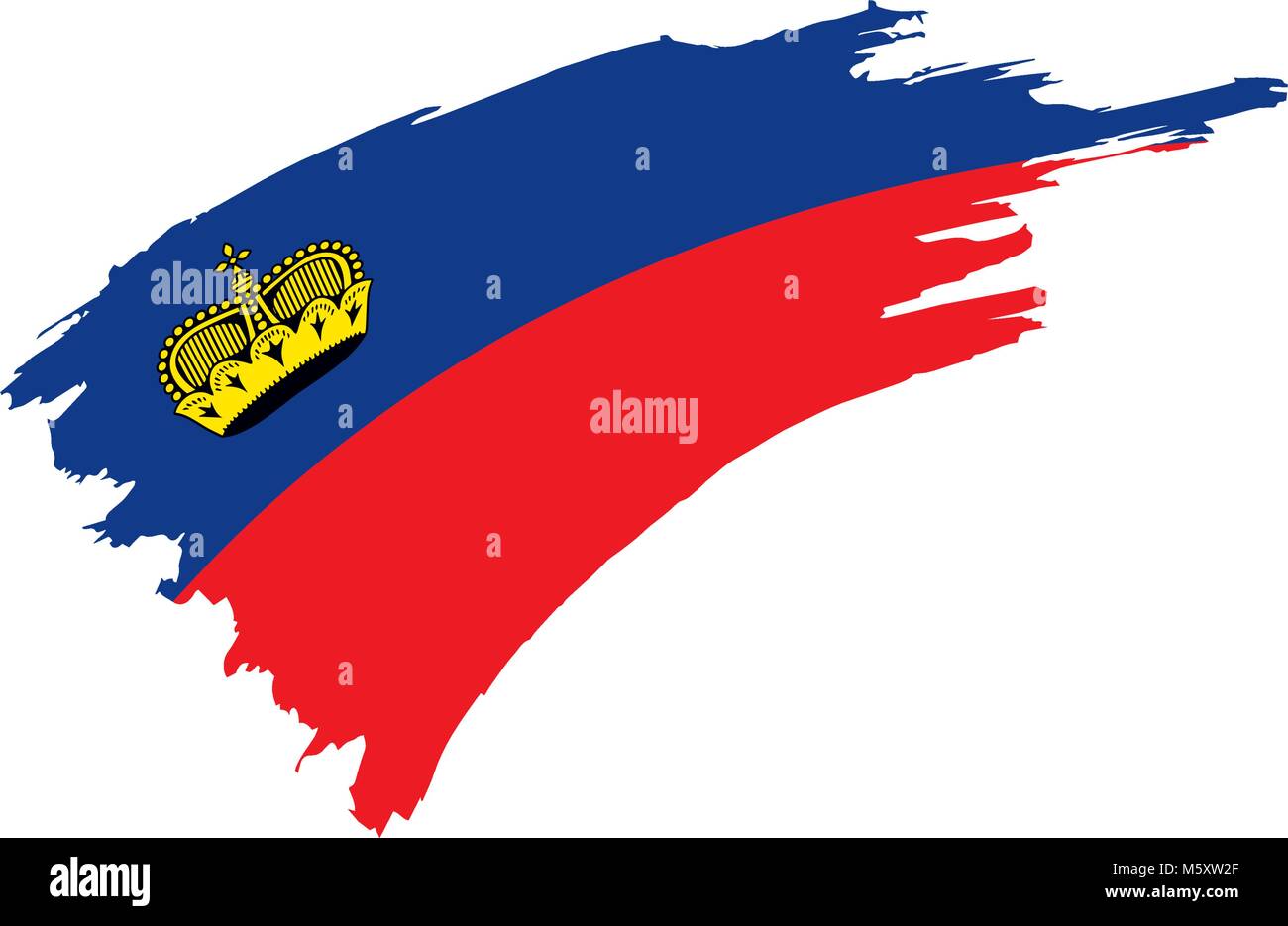 liechtenstein flag, vector illustration Stock Vector Image & Art - Alamy