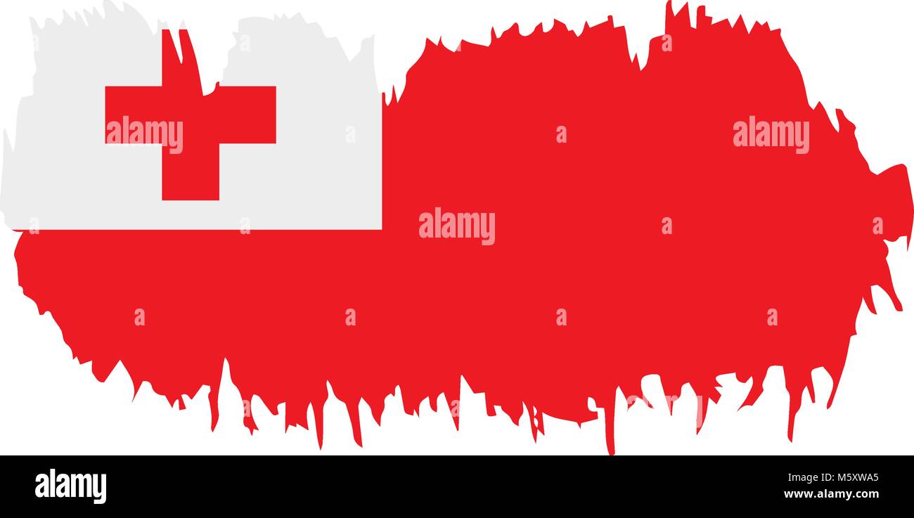 Tonga flag, vector illustration Stock Vector Image & Art - Alamy