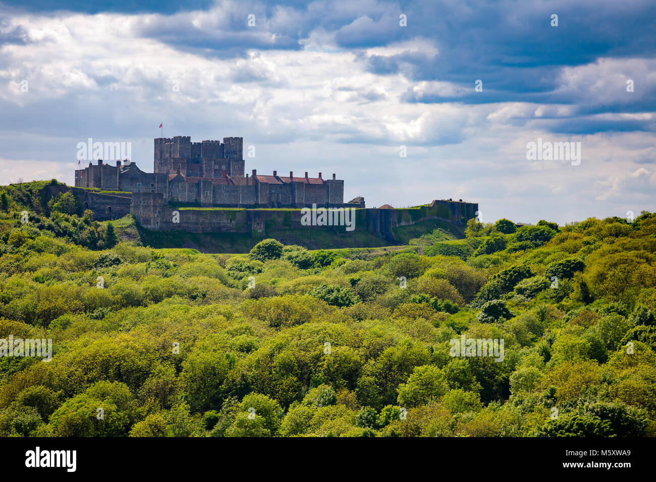 Medieval Dover Castle, the largest castle in England and popular travel ...