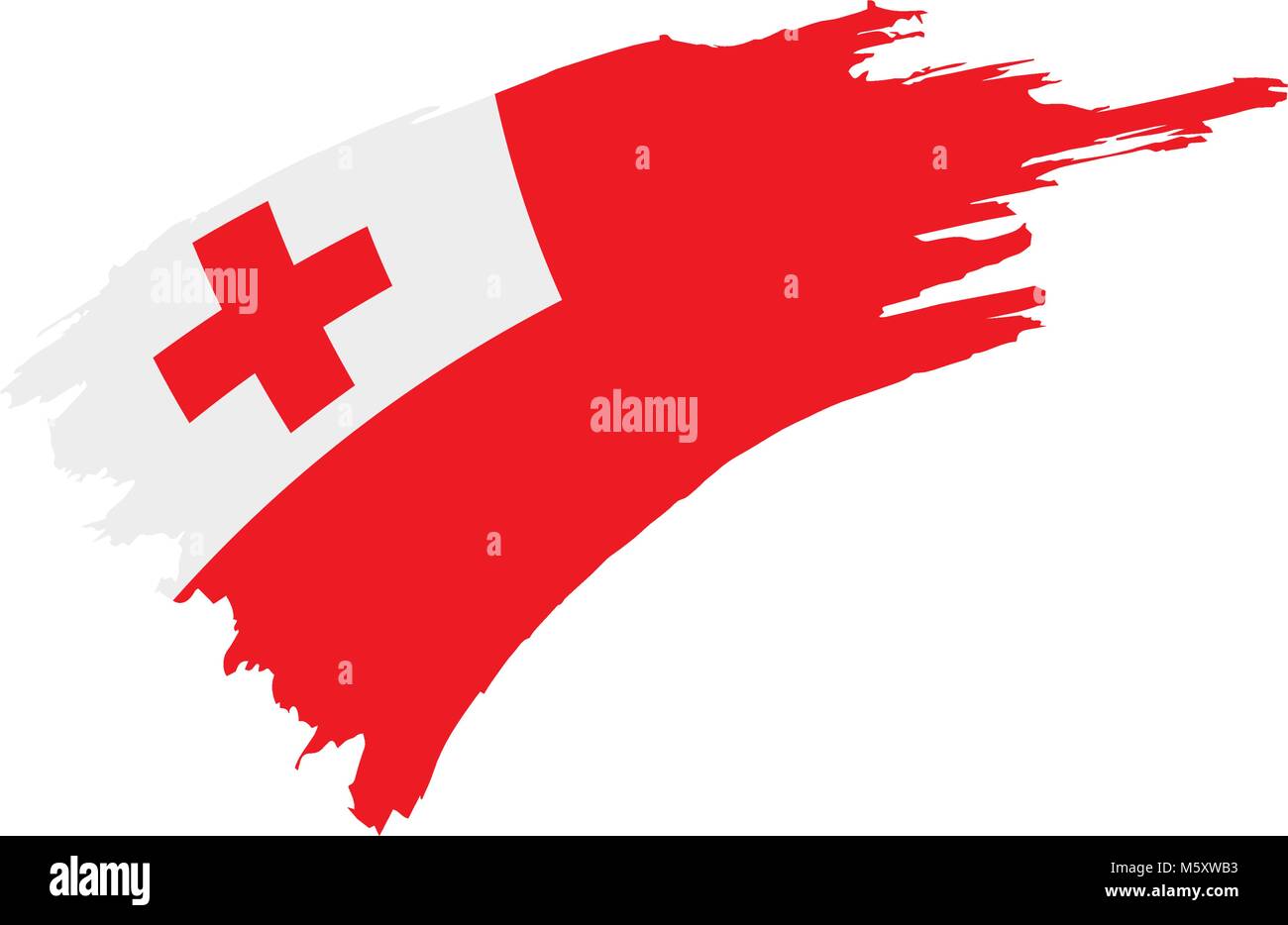 Tonga flag, vector illustration Stock Vector Image & Art - Alamy