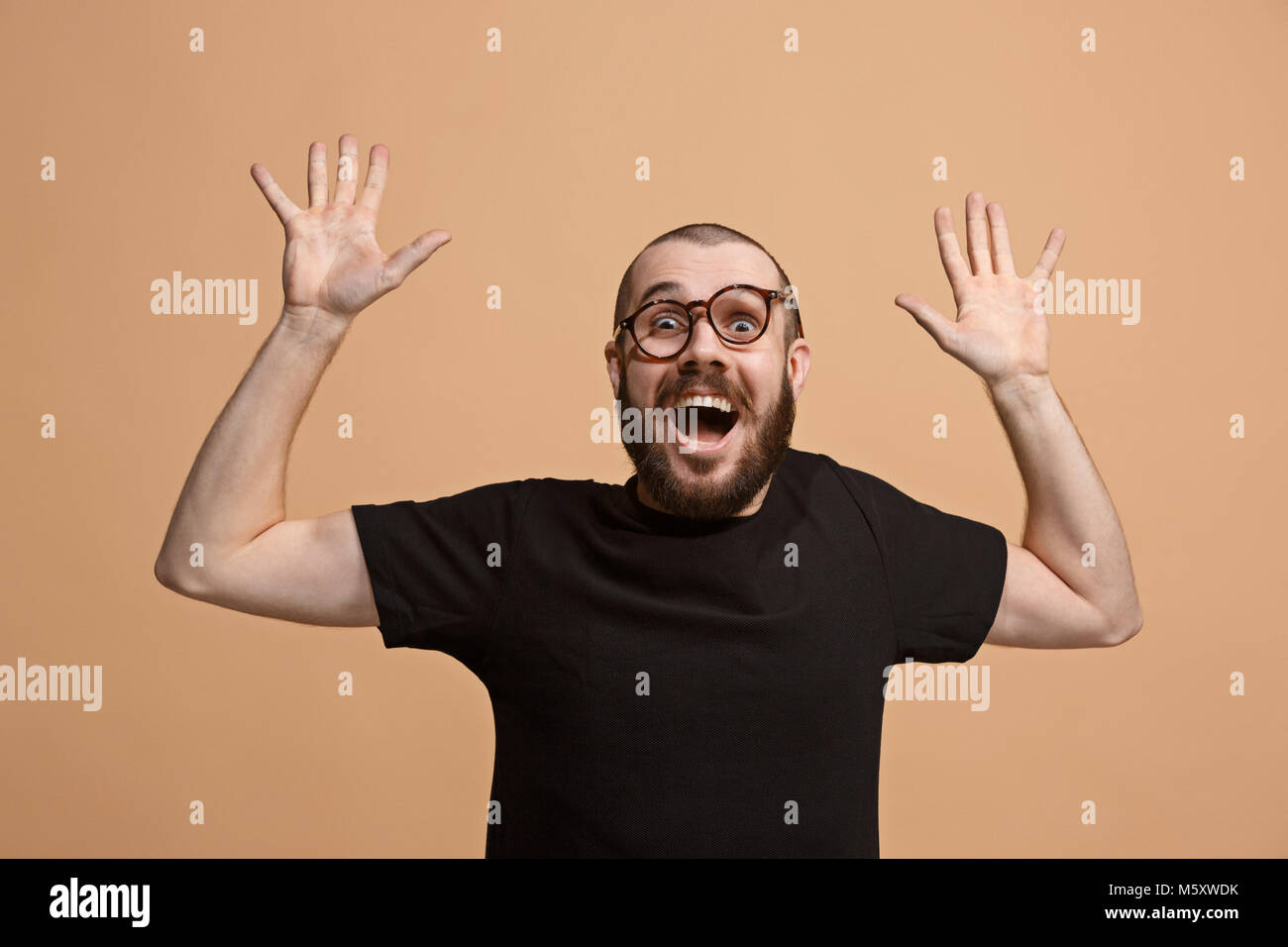 Winning success man happy ecstatic celebrating being a winner. Dynamic ...