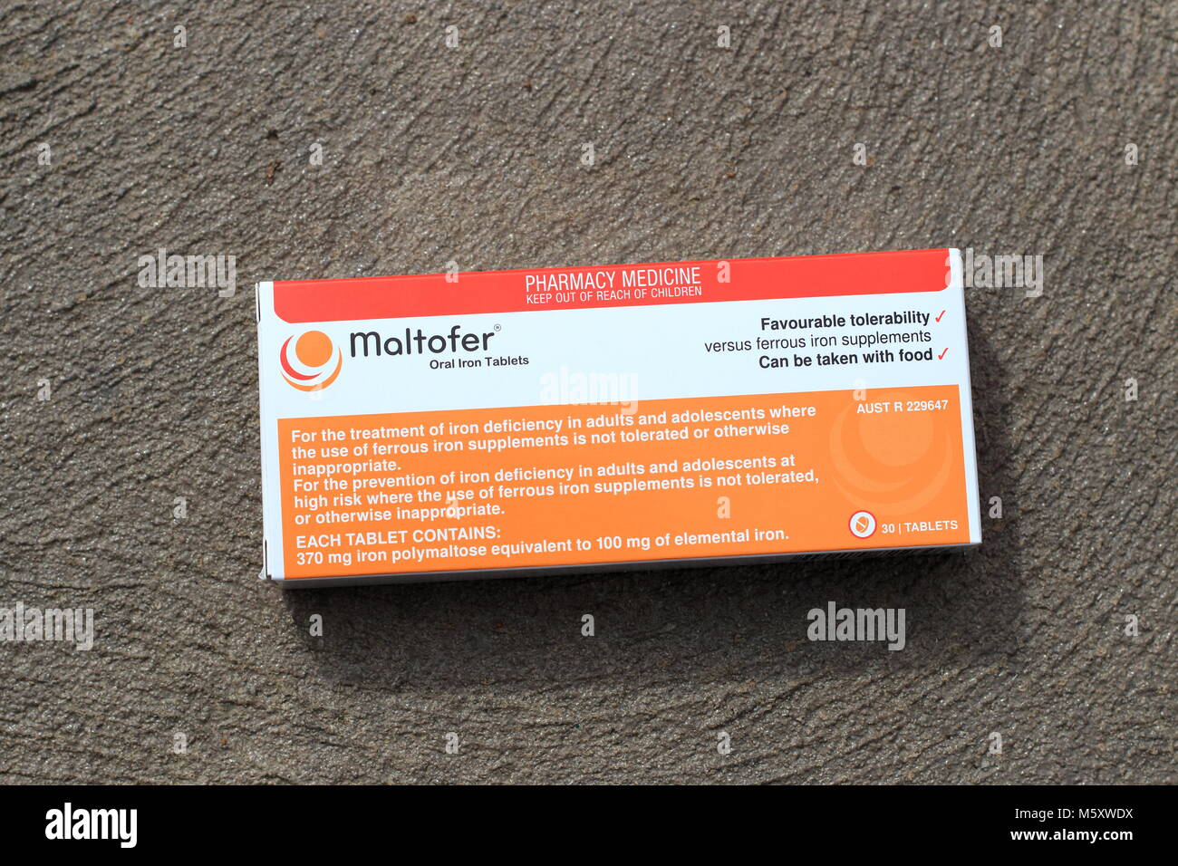 Iron tablets packaging hi-res stock photography and images - Alamy