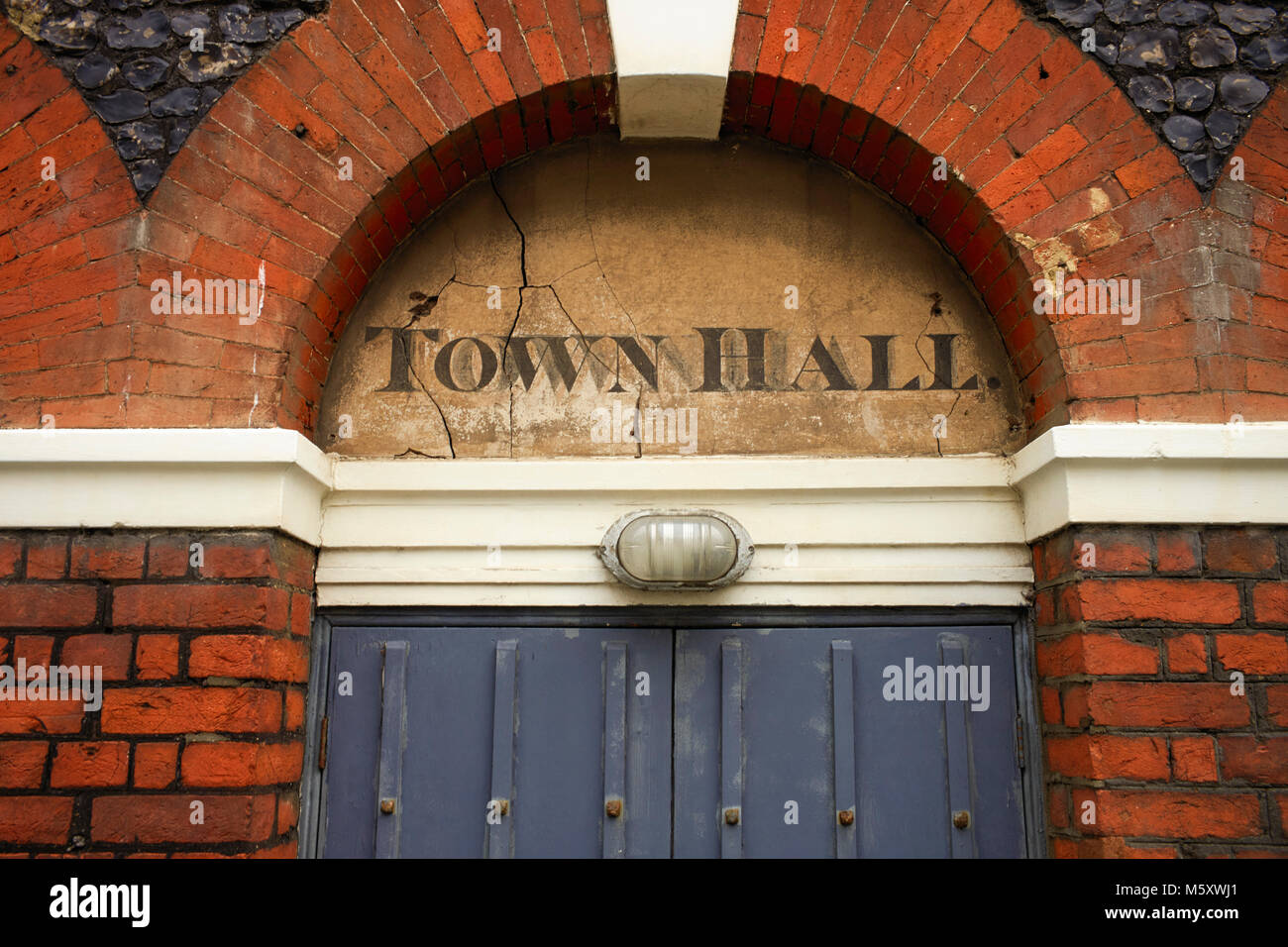 Margate museum doorway that has lettering of Town Hall above the door ...