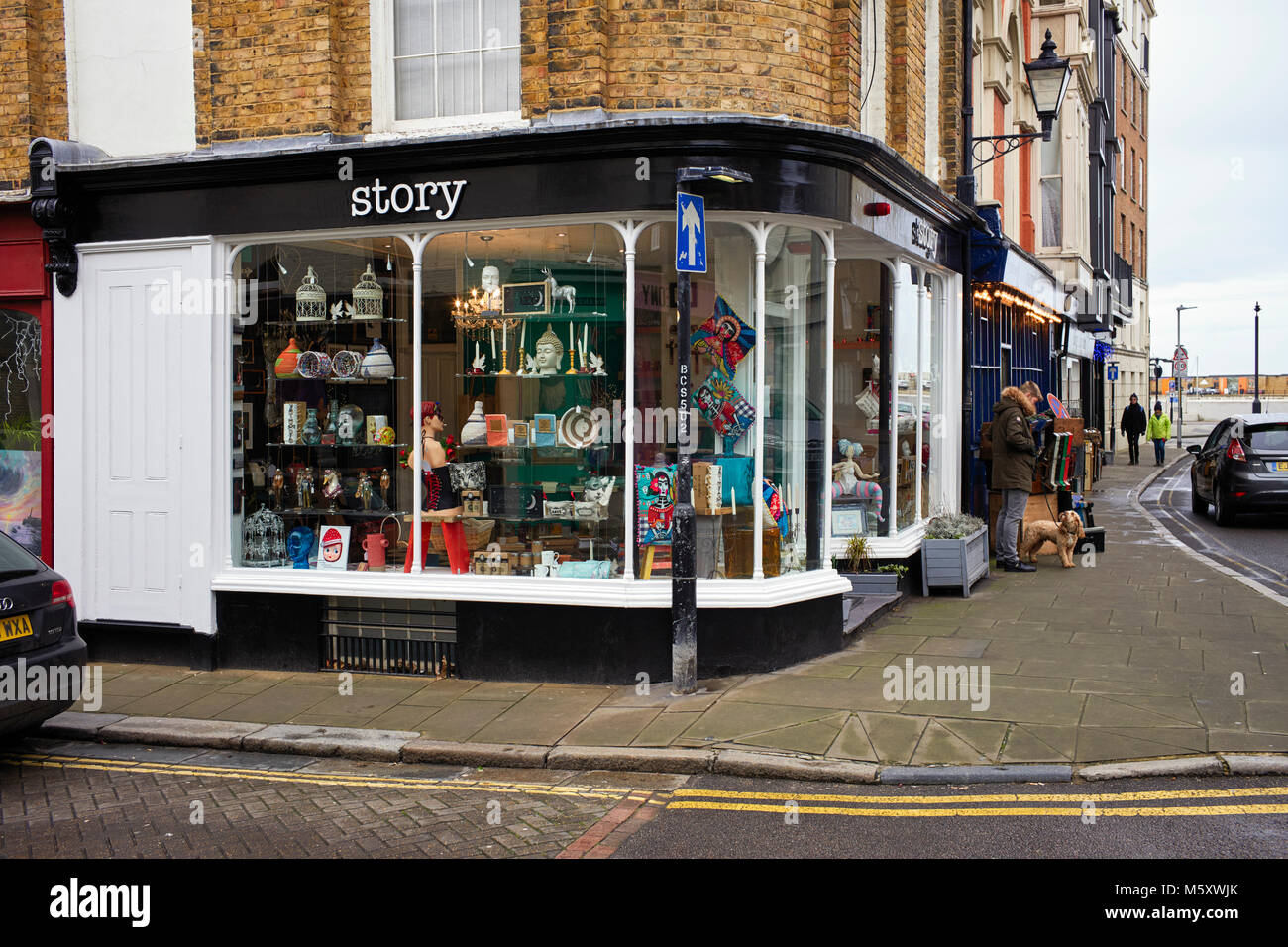Margate gift shop Story in the old quarter of the town Stock Photo - Alamy