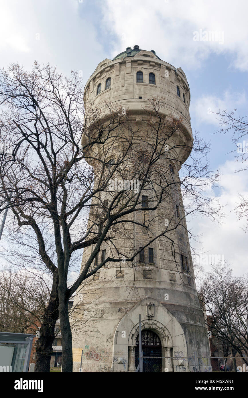 Old water tower in Budapest, Hungary Stock Photo - Alamy