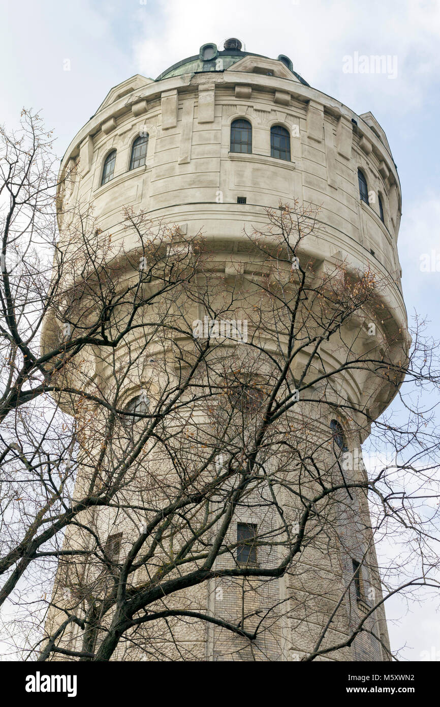 Old water tower in Budapest, Hungary Stock Photo - Alamy