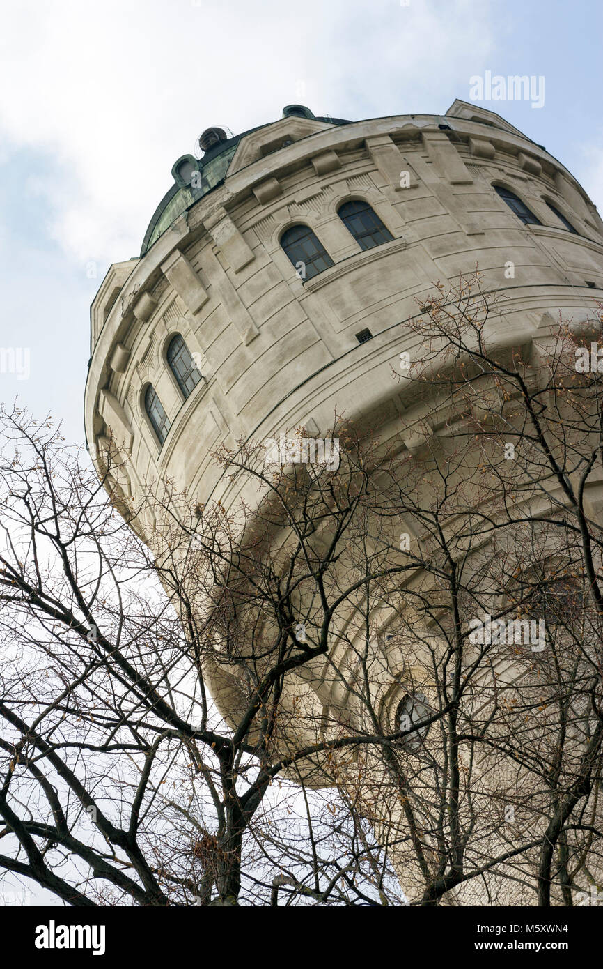 Old water tower in Budapest, Hungary Stock Photo - Alamy