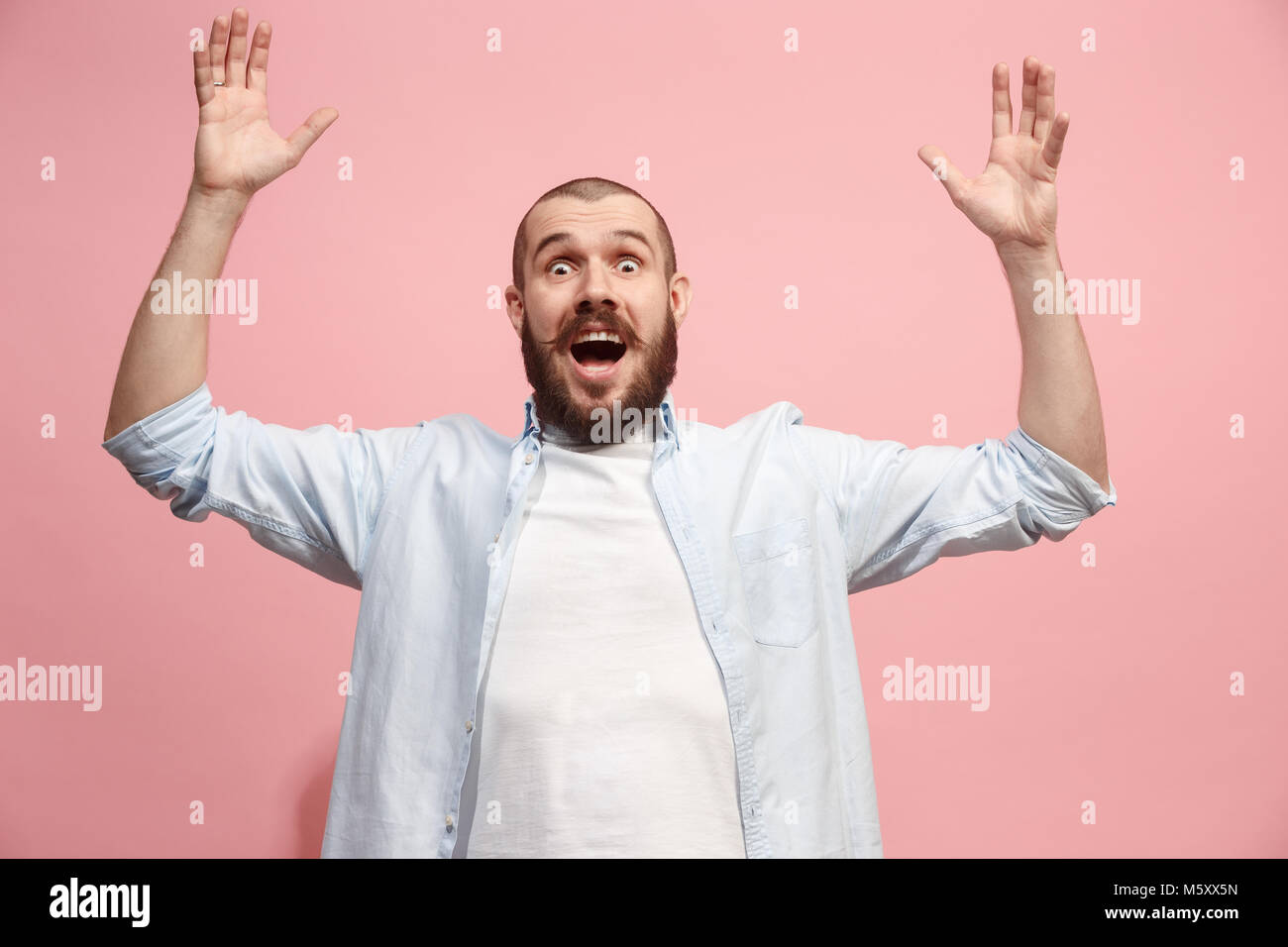 Winning success man happy ecstatic celebrating being a winner. Dynamic ...