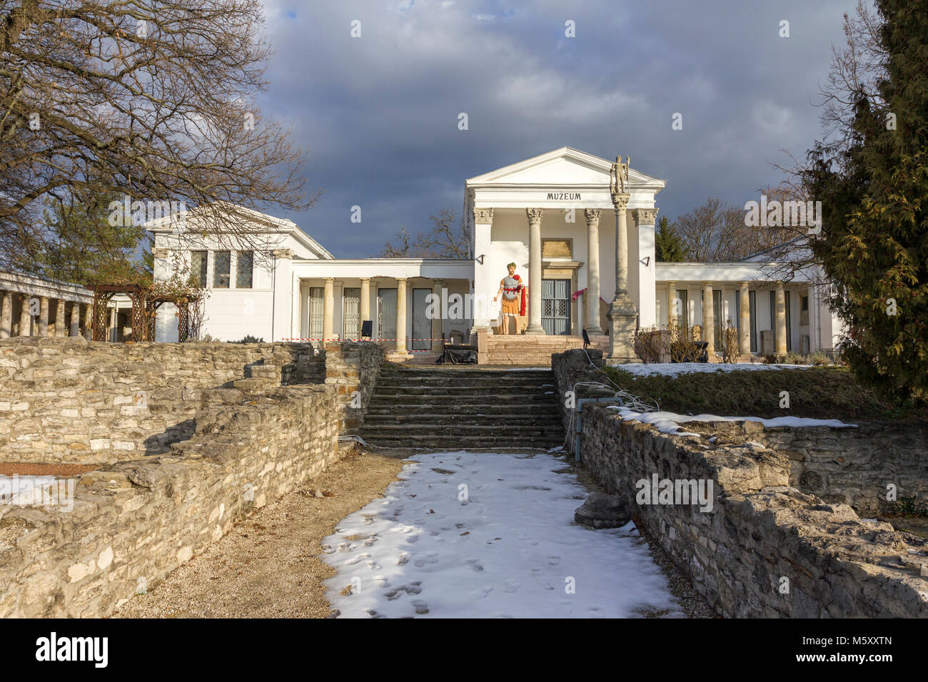 Roman ruins at the Aquincum Museum in Budapest, Hungary Stock Photo - Alamy