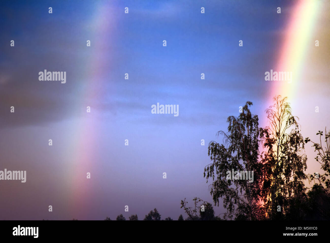 Second order rainbow hi-res stock photography and images - Alamy