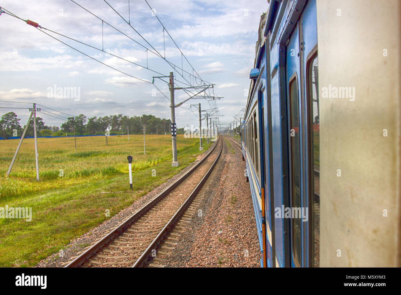 Commuter trains in russia hi-res stock photography and images - Alamy