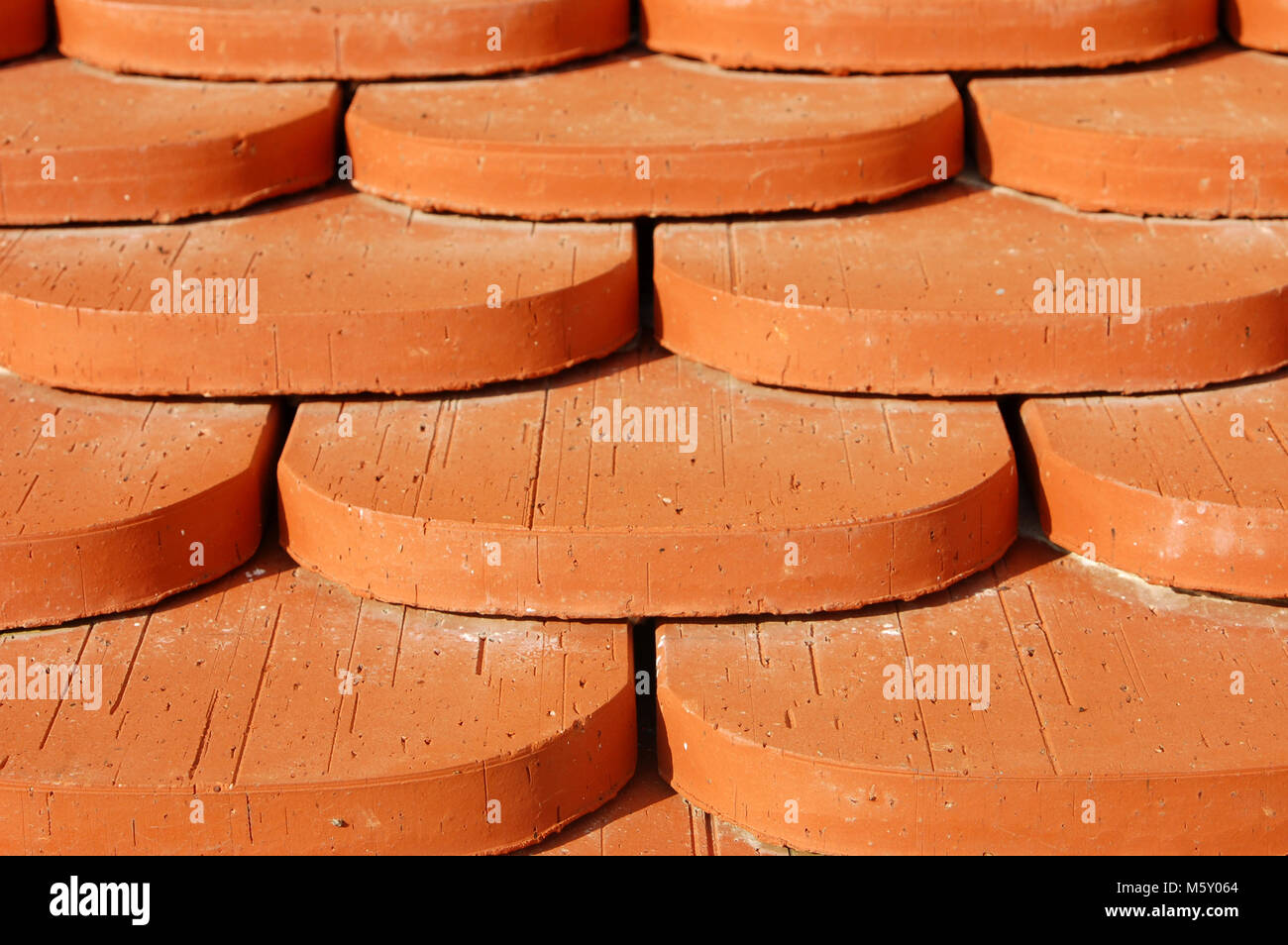 Red clay roof tiles hi-res stock photography and images - Alamy