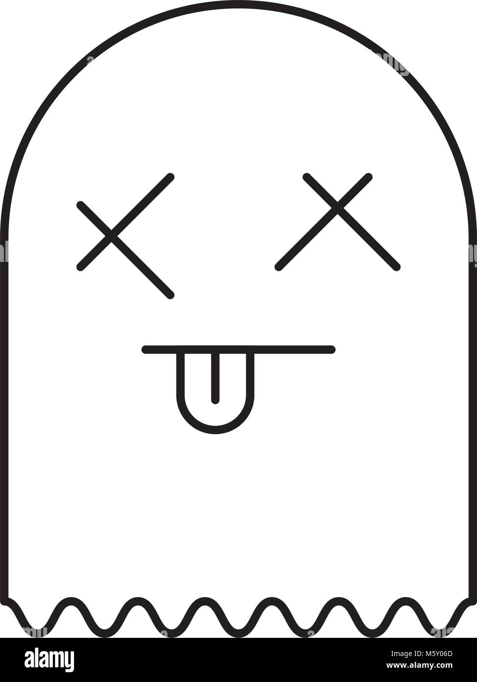 Ghost child fear Stock Vector Images - Alamy