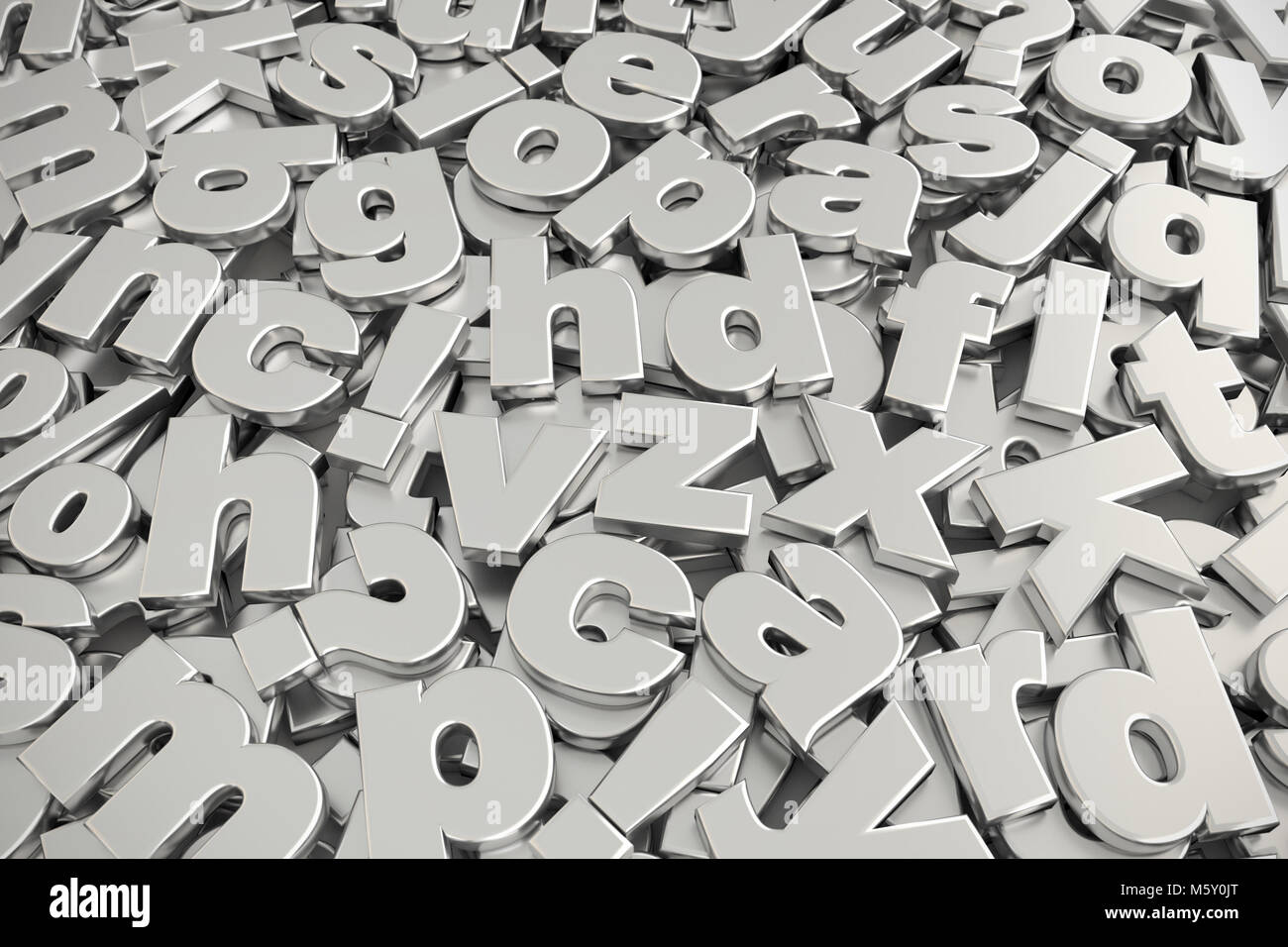 3d Letters Alphabet Lower Case